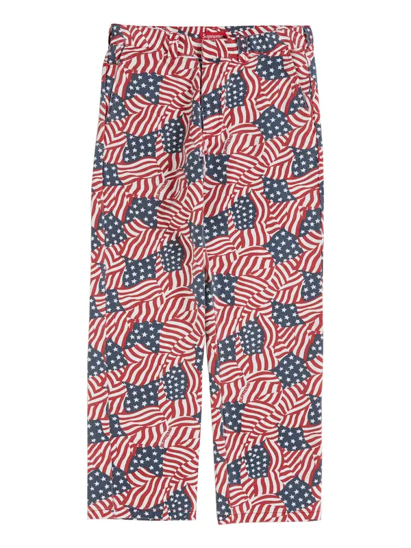 Supreme Work Pant - Flags