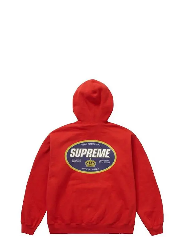 Supreme Crown Hooded Sweatshirt - Burnt Red