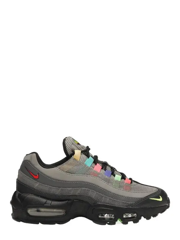 Nike Air Max 95 Se Vintage Tv Sneakers - Light Charcoal/black/lemon Venom