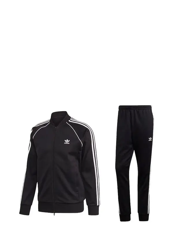Adidas Primeblue Sst Track Jacket & Pant Set - Black/white