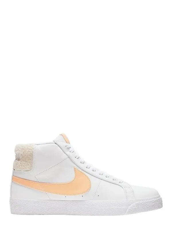 Nike Zoom Blazer Midin Sneakers - White/celestial Gold