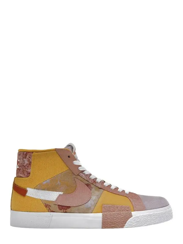 Nike Zoom Blazer Mid Premium Sneakers - Sanded Gold/burnt Sunrise/light Mander Root