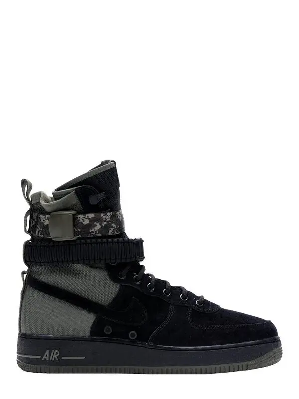 Nike Sf Air Force 1 High Camo - Black/medium Olive/neutral Olive