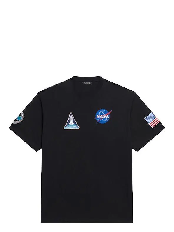 Balenciaga Space Patch T-shirt - Black