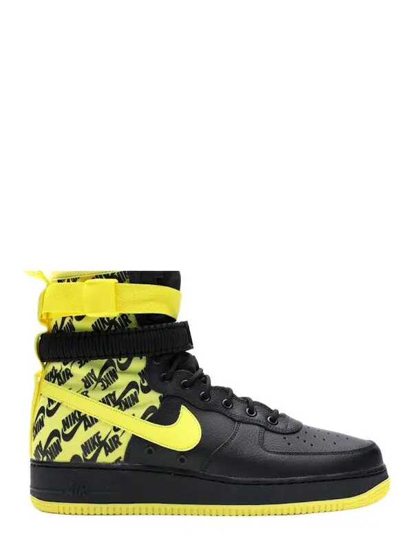 Nike Sf Air Force 1 High Sneakers - Black/dynamic Yellow