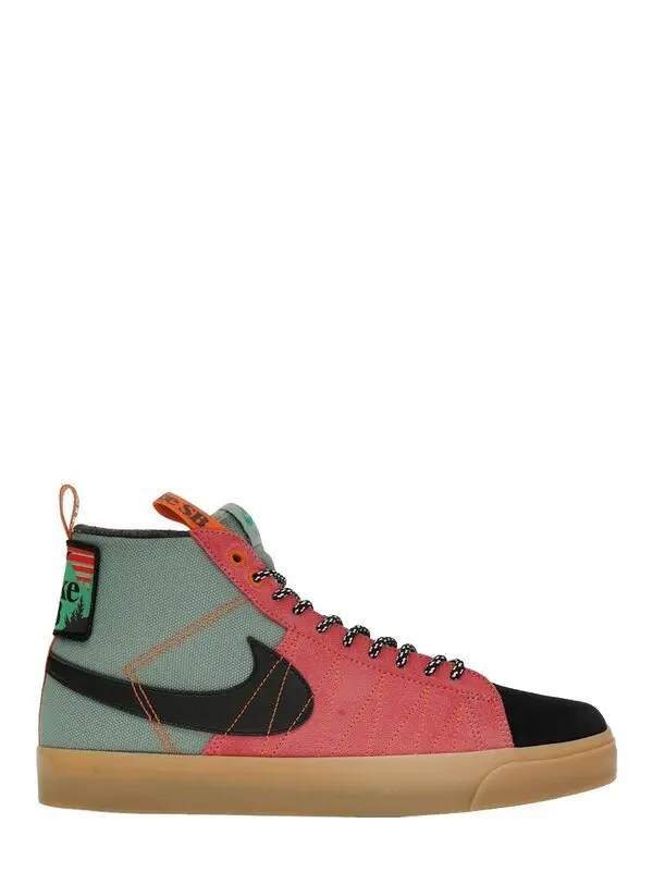 Nike Zoom Blazer Mid Prm Acclimate Sneakers - Jade Smoke/black/white