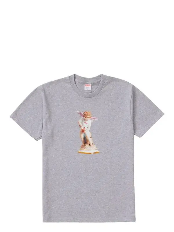 Supreme Cupid Tee Shirt - Heather Grey