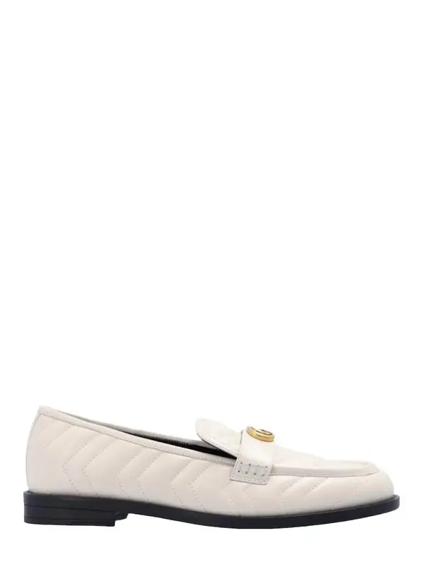 Gucci Marmont Matelassé Loafer - White