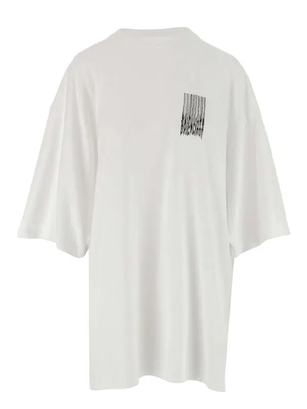 Balenciaga Wide Fit Barcode T-shirt - White