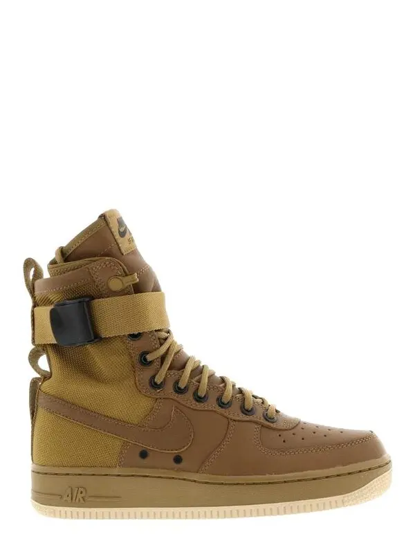 Nike Sf Air Force 1 High-top Sneakers - Golden Beige