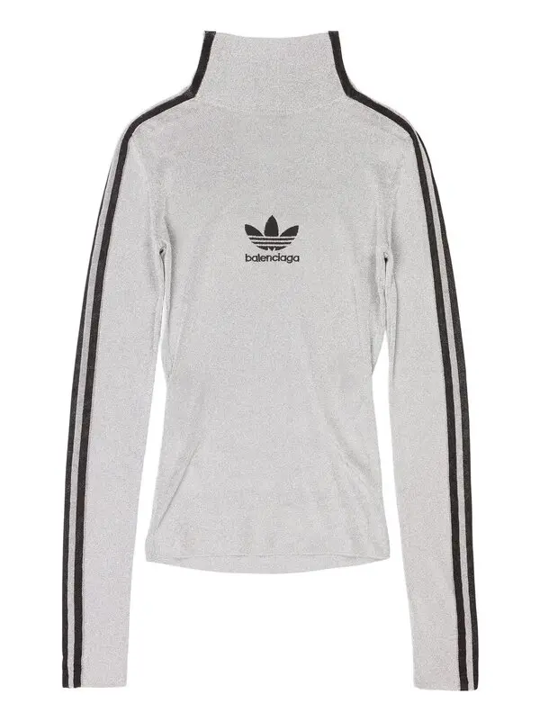 Balenciaga X Adidas Athletic Mock Neck - Silver