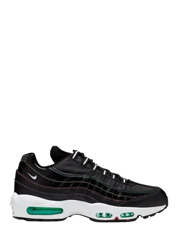 Nike Air Max 95 Windbreaker Sneakers - Black/kinetic Green/psychic Purple