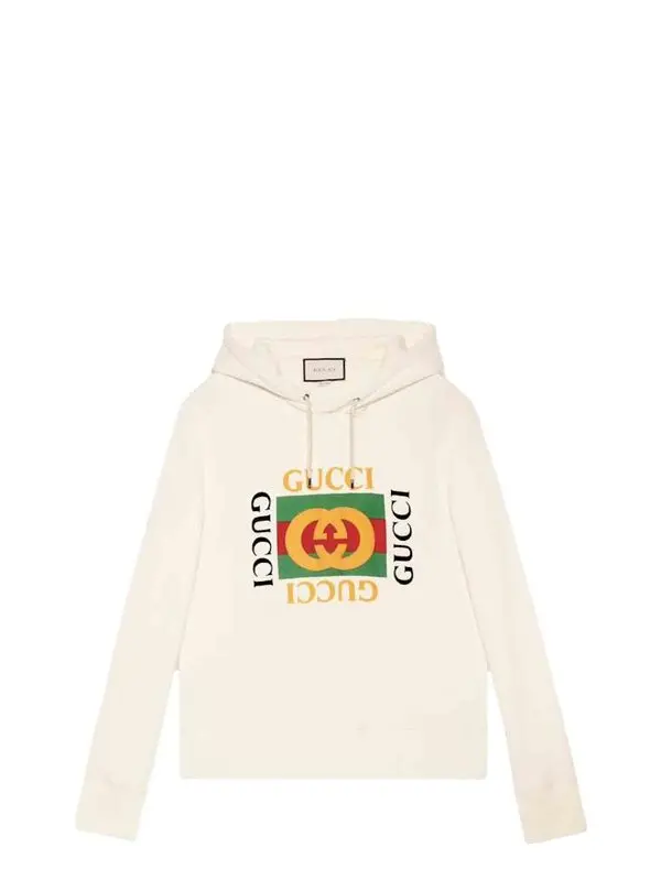 Gucci Oversize Sweatshirt With Logo - White