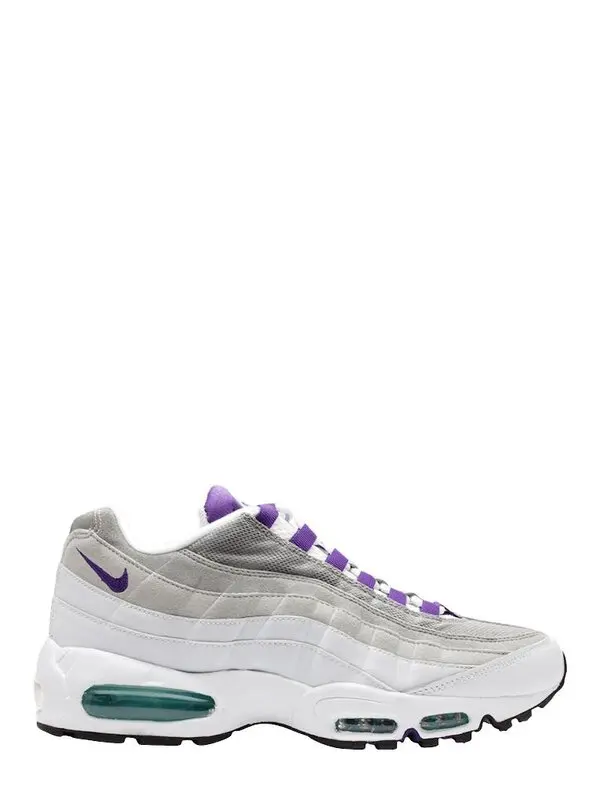 Nike Air Max 95 Sneakers - White/wild Grape/dark Jade