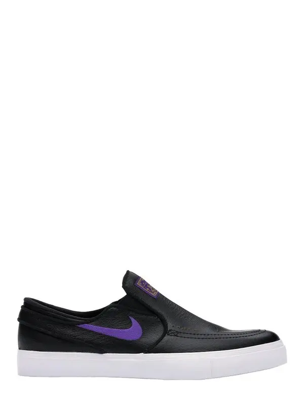 Nike Zoom Stefan Janoski Slip Nba Lakers - Black/field Purple/amarillo