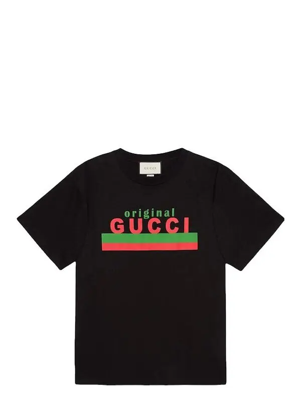Gucci Original Printed T-shirt - Black/red/green