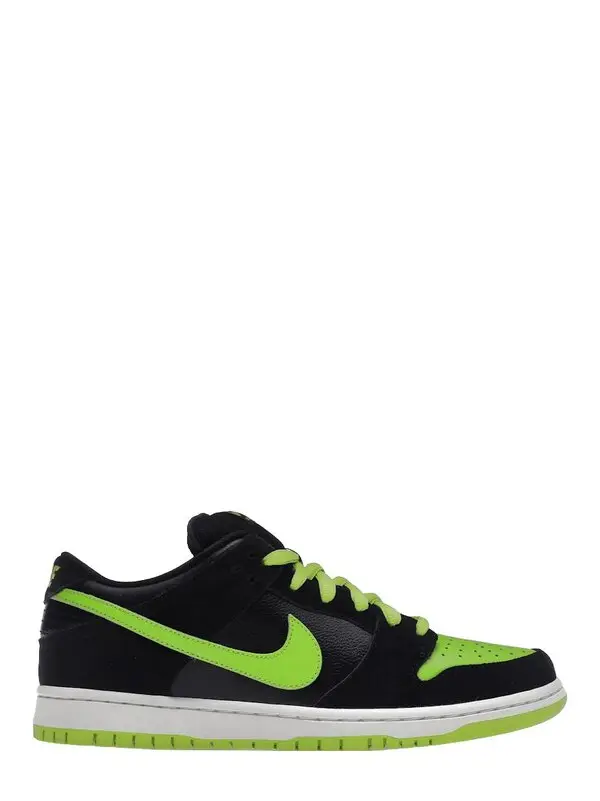 Nike Dunk Low Sneakers - Black/chartreuse