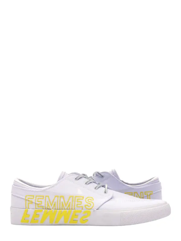 Nike Sb Zoom Stefan Janoski Rm Violent Femmes Sneakers - White/yellow