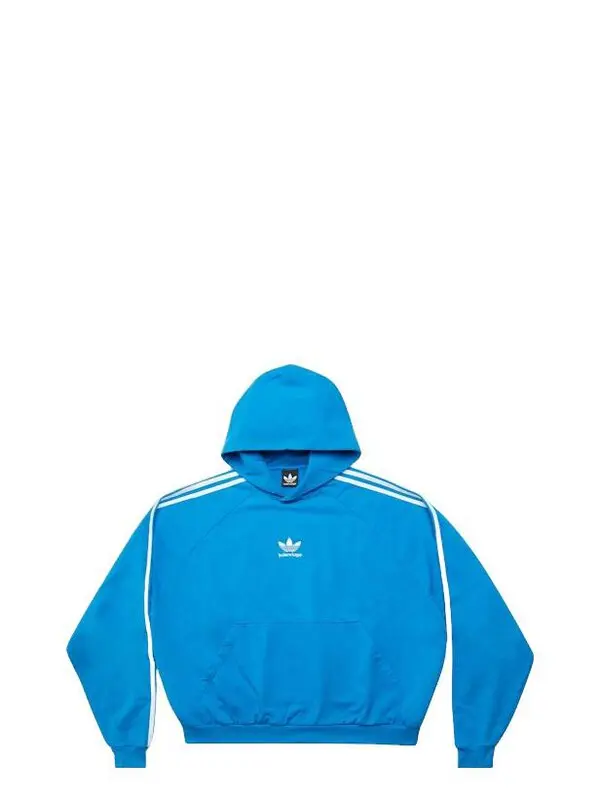 Balenciaga X Adidas Large Fit Hoodie - Blue