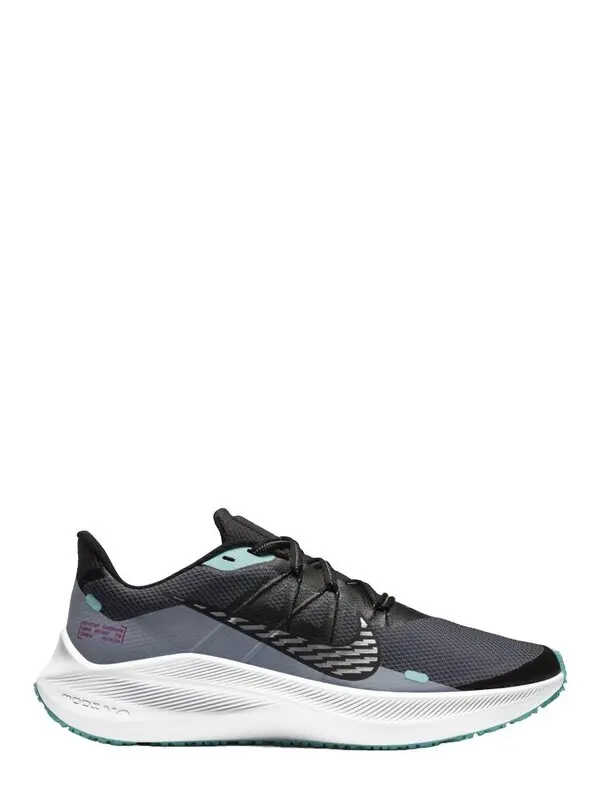 Nike Winflo 7 Shield Sneakers - Obsidian Mist/black/aurora Green