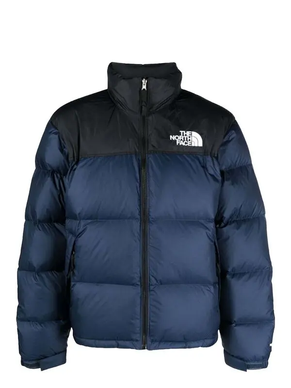 The North Face 1996 Retro Nuptse Logo-print Padded Jacket - Navy Blue/black