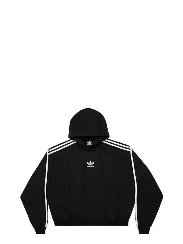 Balenciaga X Adidas Large Fit Hoodie - Black