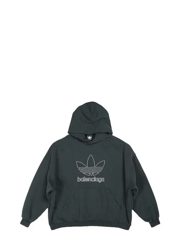 Balenciaga X Adidas Large Fit Hoodie - Green