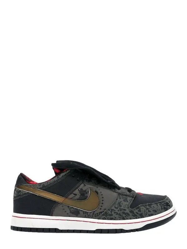 Nike Dunk Low Sbtgin Sneakers - Sable Green/metallic Gold