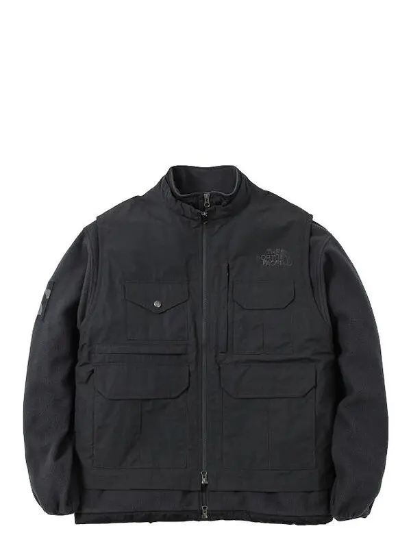 The North Face X Invincible 2 In 1 Denali Jacket - Asphalt Grey