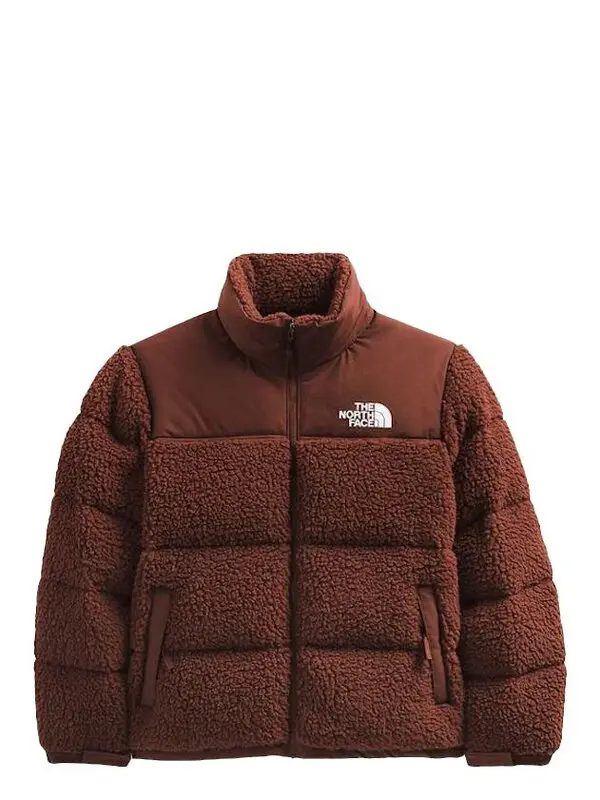The North Face High Pile 600 Fill Recycled Waterfowl Down Nuptse Jacket - Dark Oak