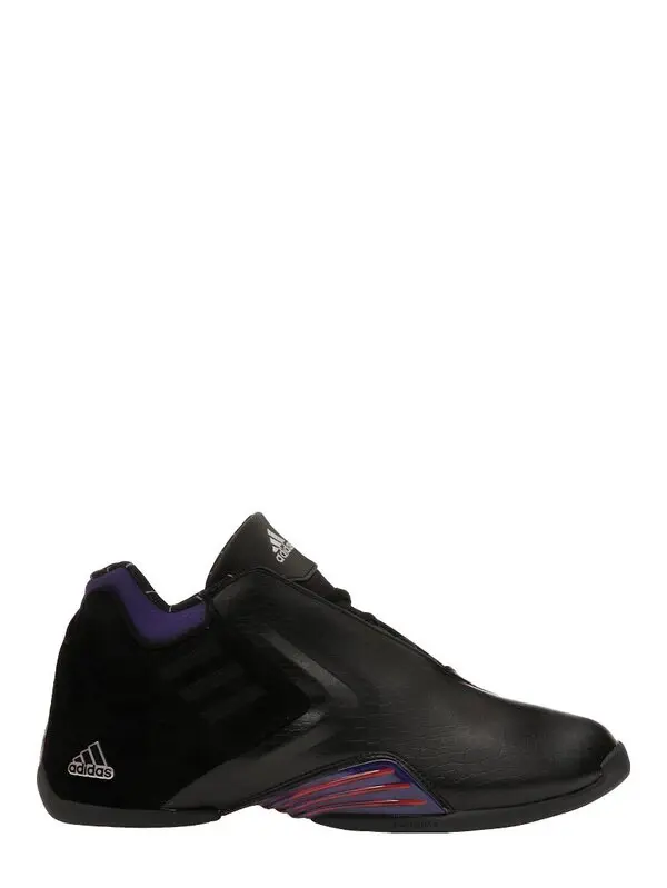 Adidas Tmac 3 Restomod Raptors Sneakers - Core Black/team College Purple/team College Red