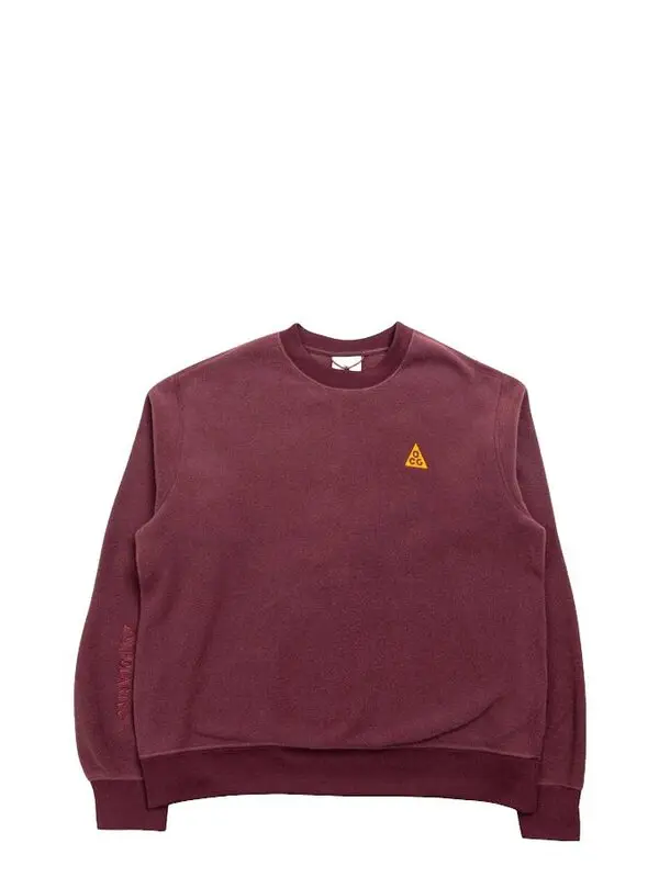 Nike Nrg Polar Crewneck Sweatshirt - Burgundy