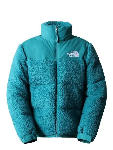 The North Face High Pile 600 Fill Recycled Waterfowl Down Nupste Jacket - Harbor Blue