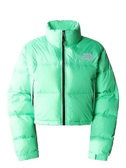 The North Face Nuptse Short Jacket - Chlorophyll Green