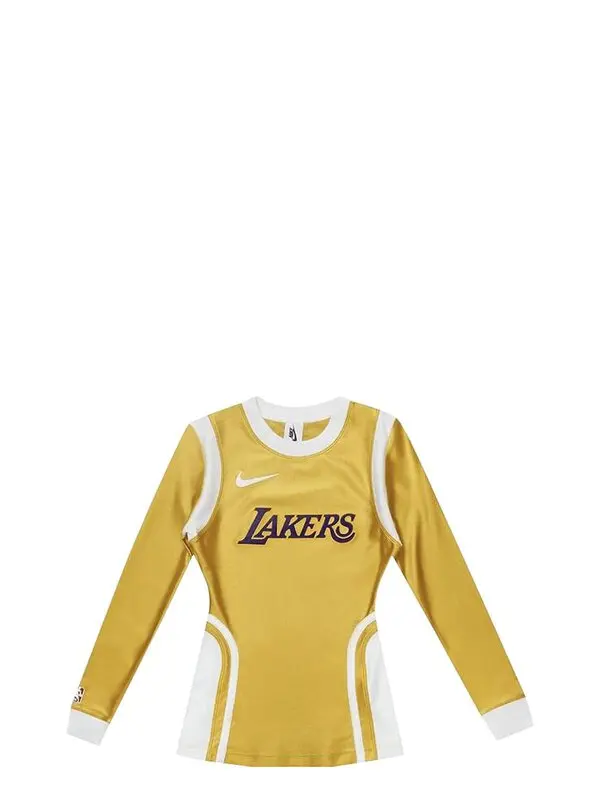 Nike Nrg Lr Los Angeles Lakers Long Sleeve T-shirt - Yellow