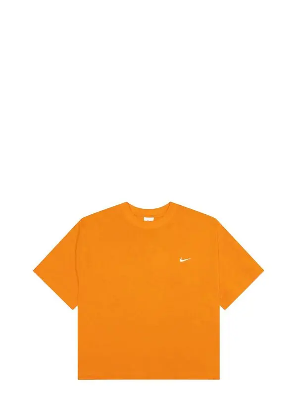 Nike Nikelab Fleece Tee Shirt - Kumquat/white