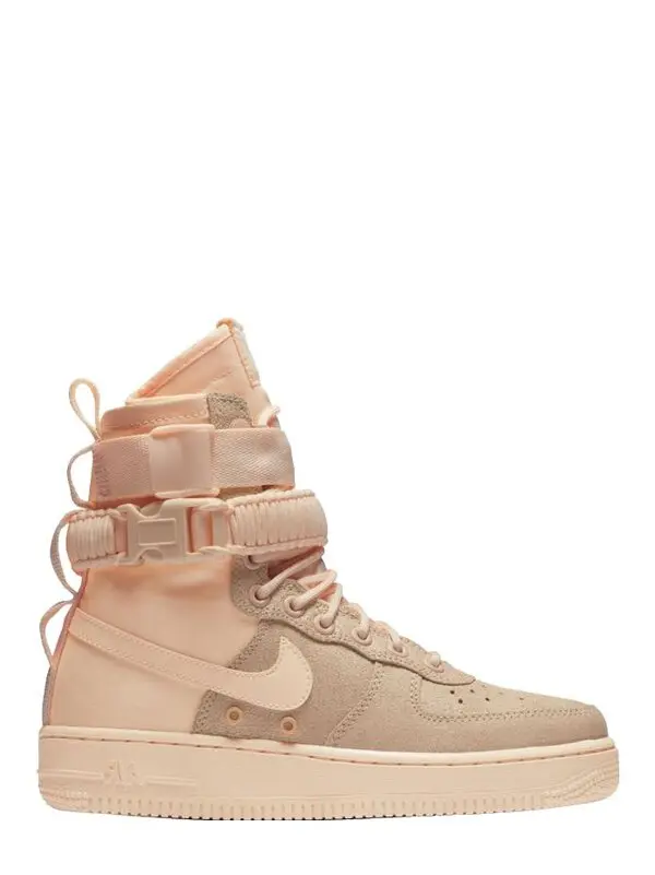 Nike Sf Air Force 1 High-top Sneakers - Crimson Tint/orange Pulse/oil Grey