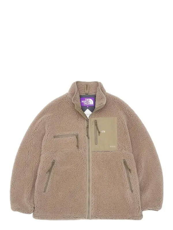 The North Face Purple Label Wool Boa Fleece Field Jacket - Beige