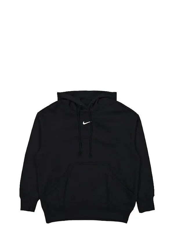 Nike Phoenix Fleece Oversized Pullover Hoodie - Black/sail