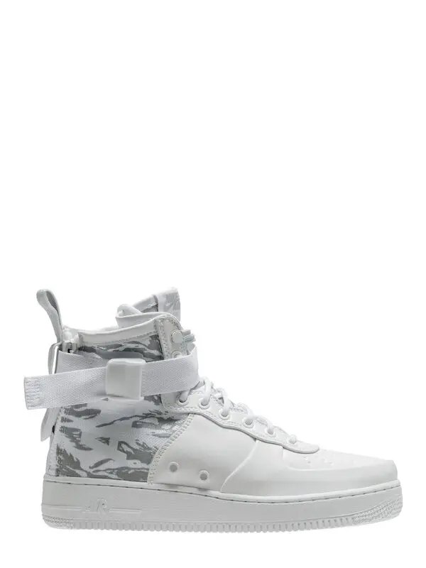Nike Sf Air Force 1 Mid-winter Camo - White