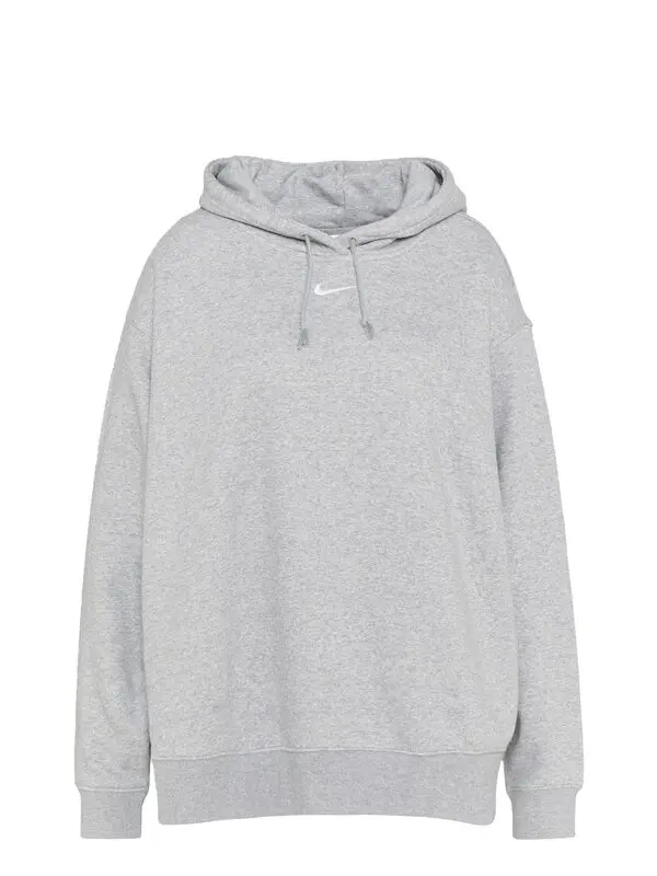 Nike Oversized Pullover Hoodie - Dark Grey Heather/sail