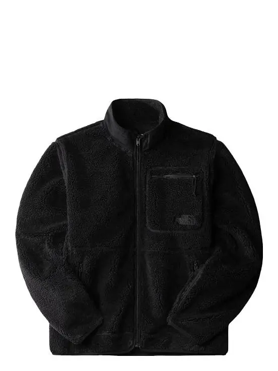 The North Face Extreme Pile Full Zip Fleece Jacket - Tnf Black/black Logo