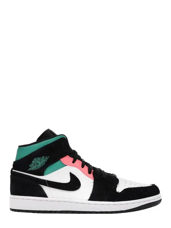 JORDAN 1 Mid Se Sneakers - White/black/pink