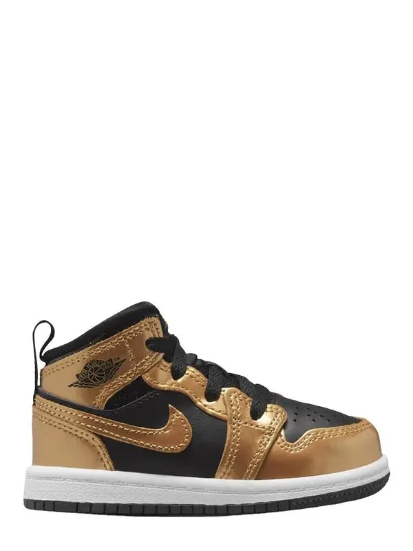 JORDAN 1 Mid Se - Black/metallic Gold/white