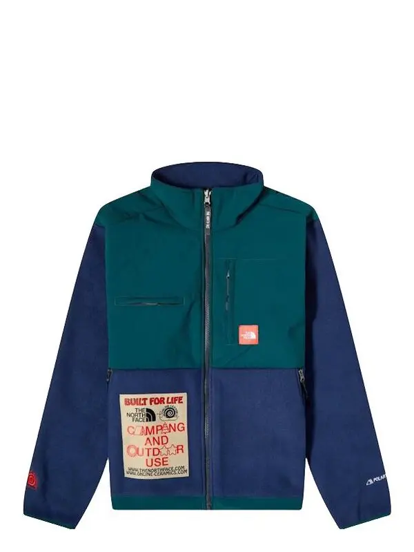 The North Face X Online Ceramics 1995 Polartec Denali Jacket - Summit Navy Blue/green