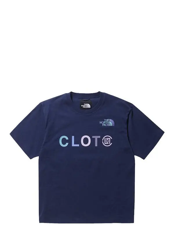 The North Face X Clot Logo Short Sleeve T-shirt - Navy Blue