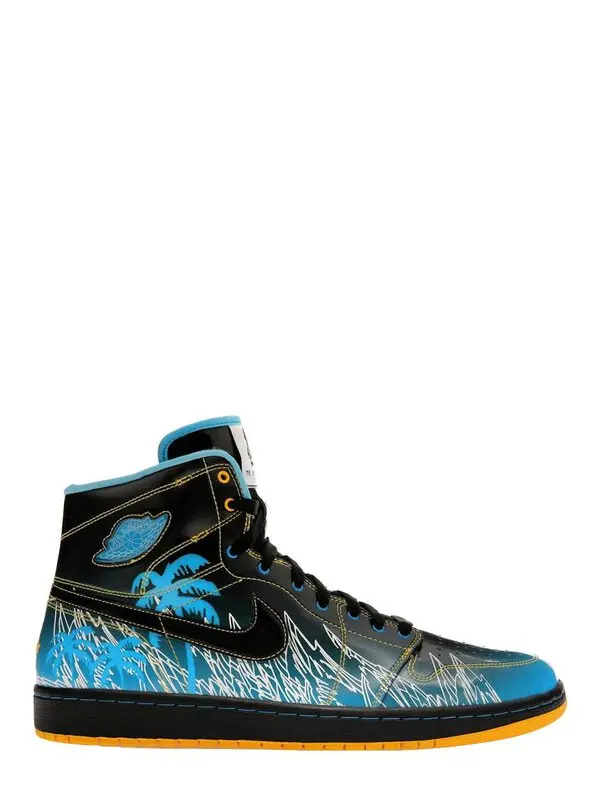 JORDAN 1 Retro Doernbecher Mr. Boober - Black/vivid Blue/white