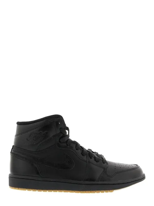 JORDAN 1 Retro High Top Sneakers - Black/gum