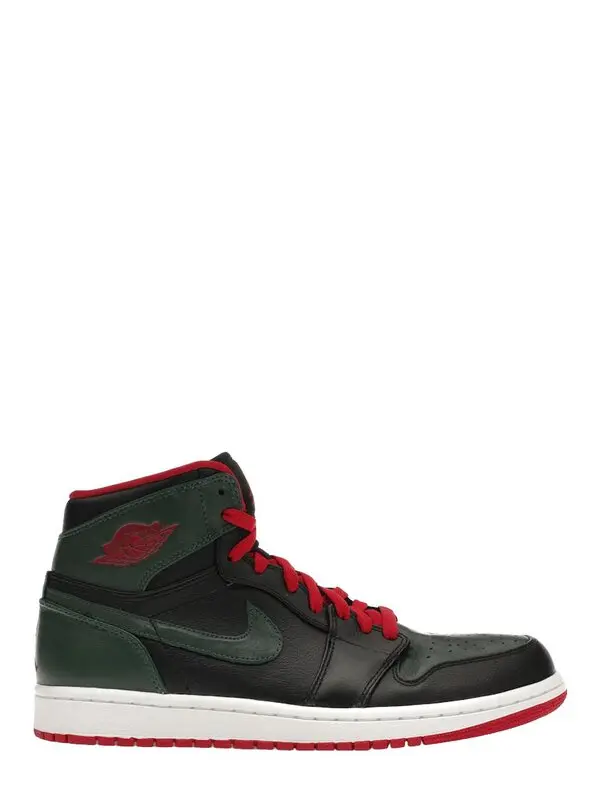 JORDAN 1 Retro High-top Sneakers - Black/gym Red/gorge Green