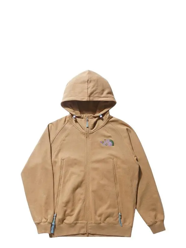 The North Face X Clot Full Zip Hoodie - Brown